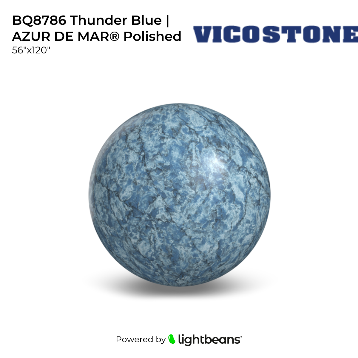 BQ8786 Thunder Blue | AZUR DE MAR® Polished Texture from Vicostone ...