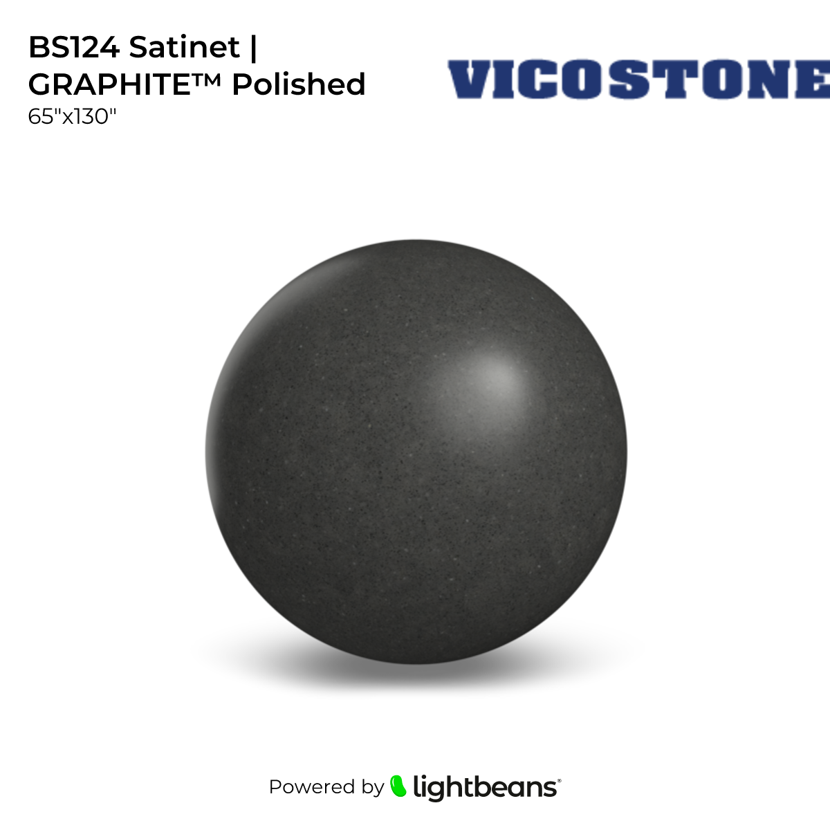 BS124 Satinet | GRAPHITE™ Polished Texture from Vicostone | Lightbeans