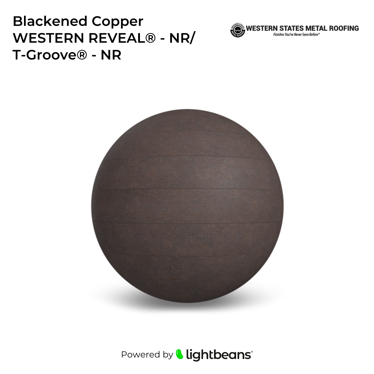 Blackened Copper WESTERN REVEAL® - NR/T-Groove® - NR Texture from ...