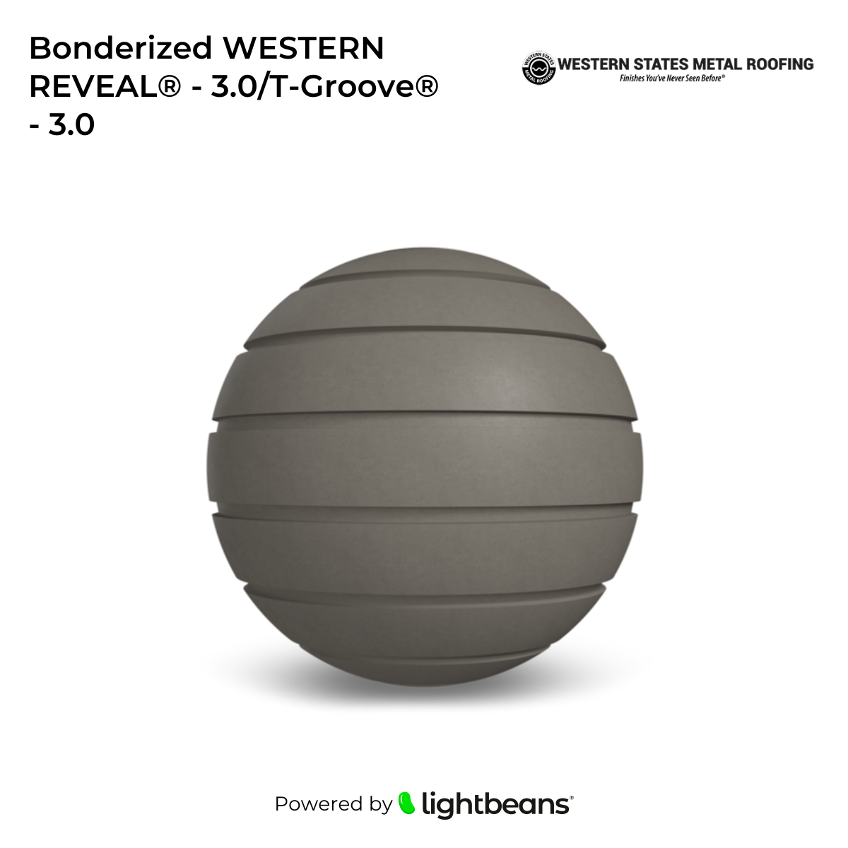 Bonderized WESTERN REVEAL® - 3.0/T-Groove® - 3.0 Texture from Western ...