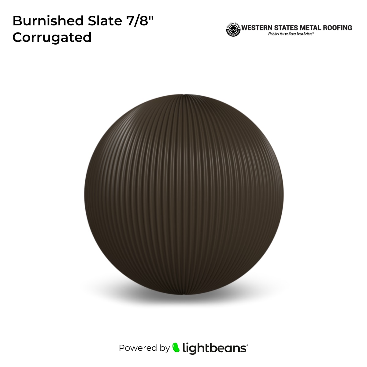 Burnished Slate 7/8" Corrugated Texture from Western States Metal ...