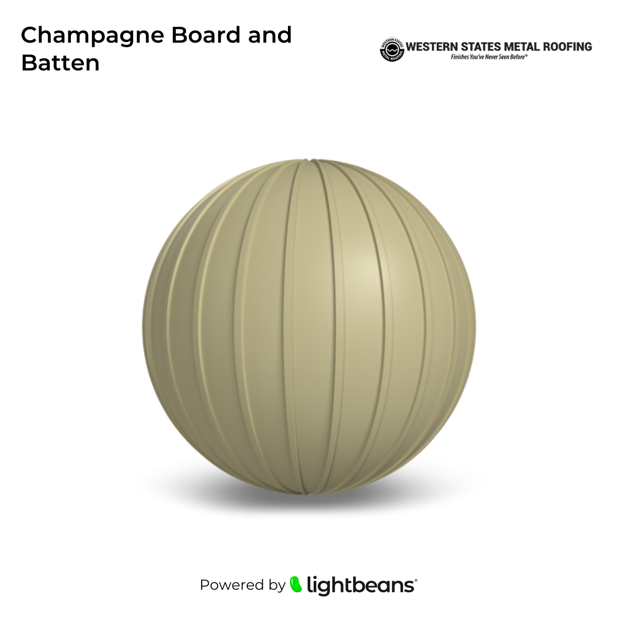 Champagne Board and Batten Texture from Western States Metal Roofing ...