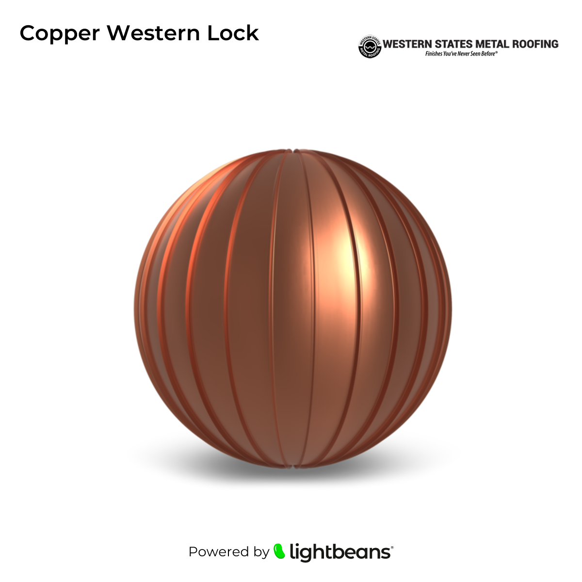 Copper Western Lock Texture from Western States Metal Roofing | Lightbeans