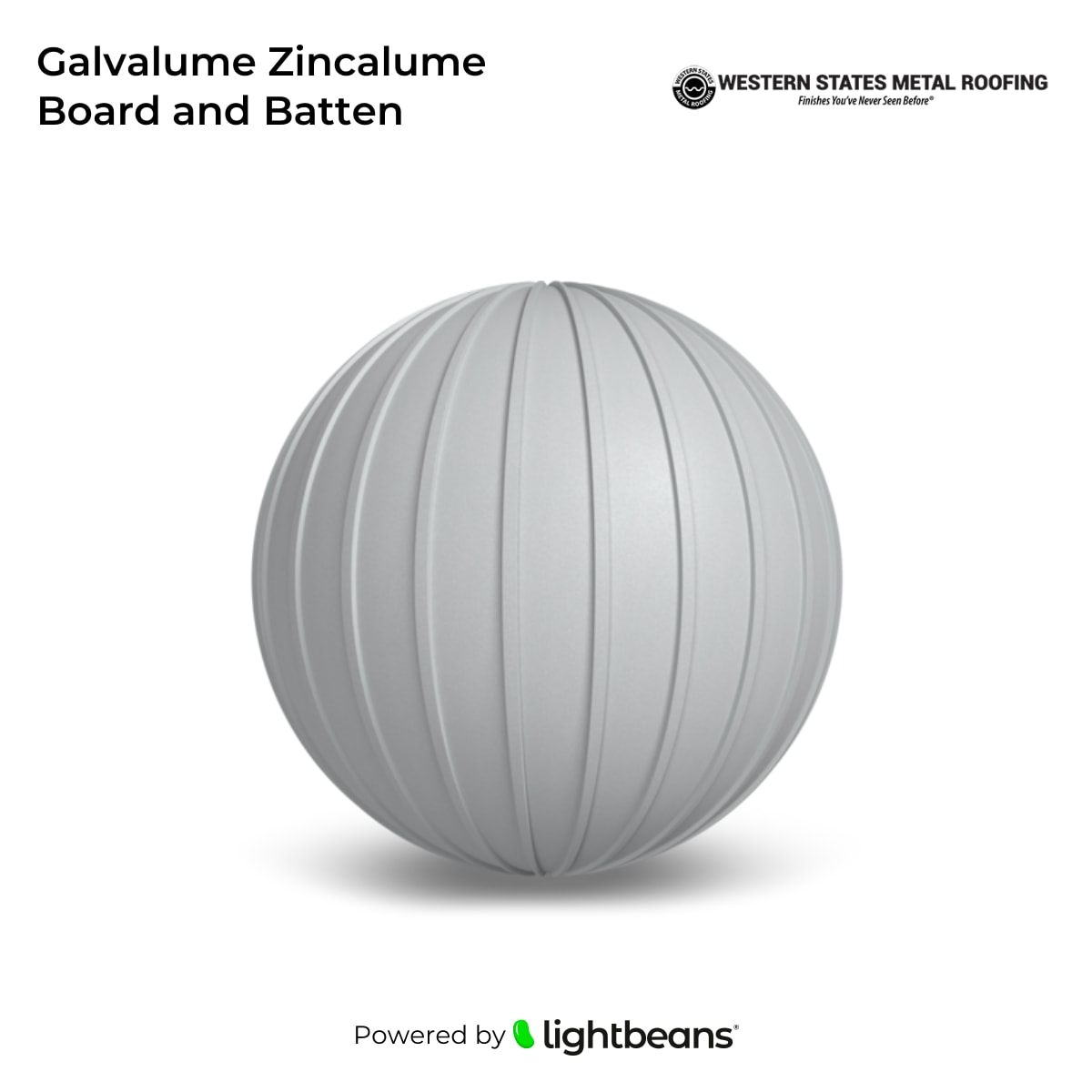 Galvalume Zincalume Board and Batten Texture from Western States Metal ...