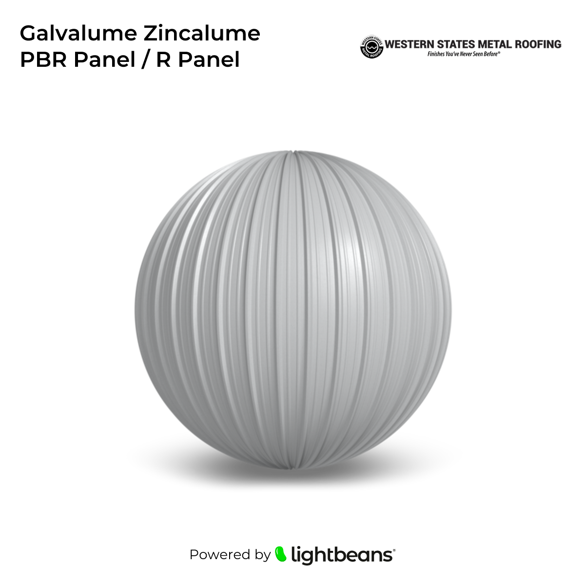 Galvalume Zincalume PBR Panel / R Panel Texture from Western States ...