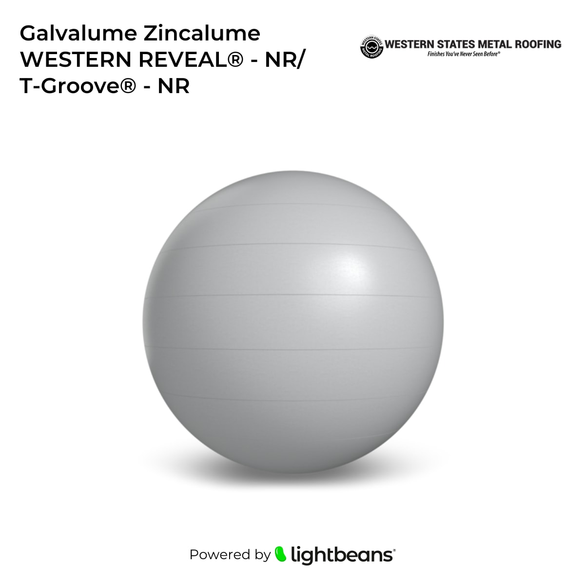 Galvalume Zincalume WESTERN REVEAL® - NR/T-Groove® - NR Texture from ...