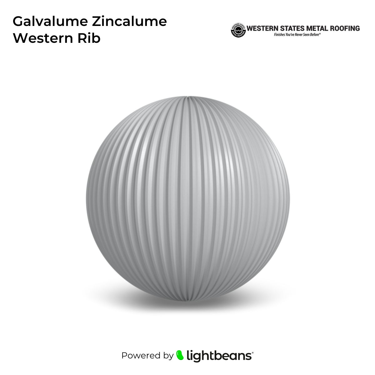 Galvalume Zincalume Western Rib Texture from Western States Metal ...