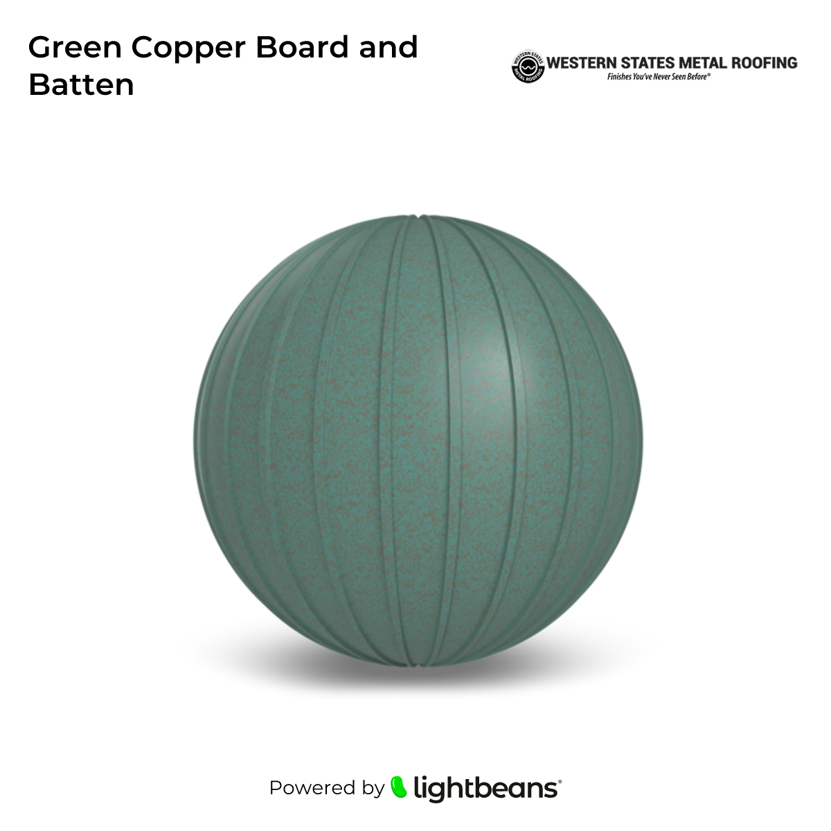 Green Copper Board and Batten Texture from Western States Metal Roofing ...