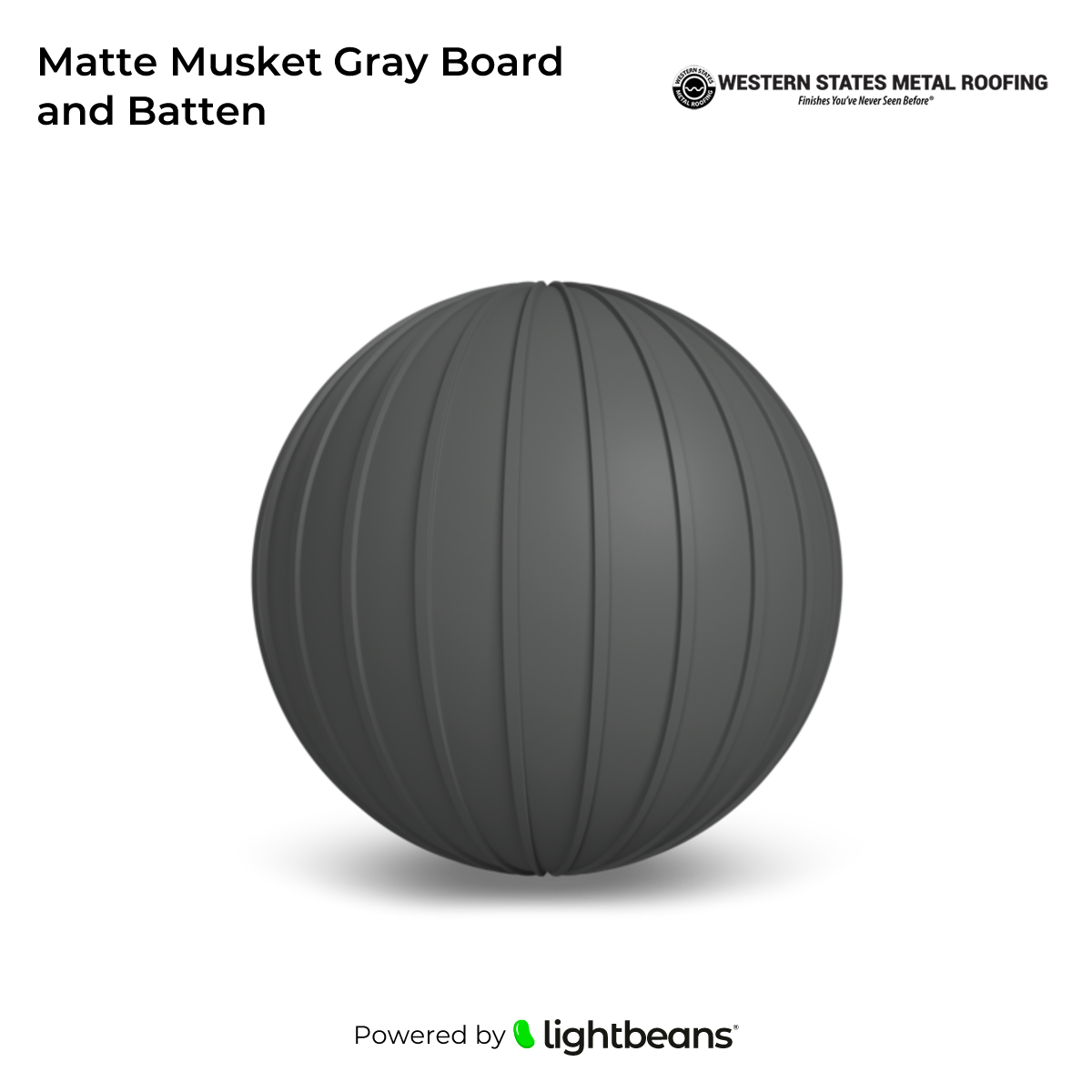 Matte Musket Gray Board and Batten Texture from Western States Metal ...