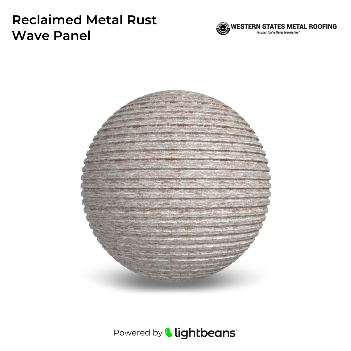 Reclaimed Metal Rust Wave Panel Texture from Western States Metal ...