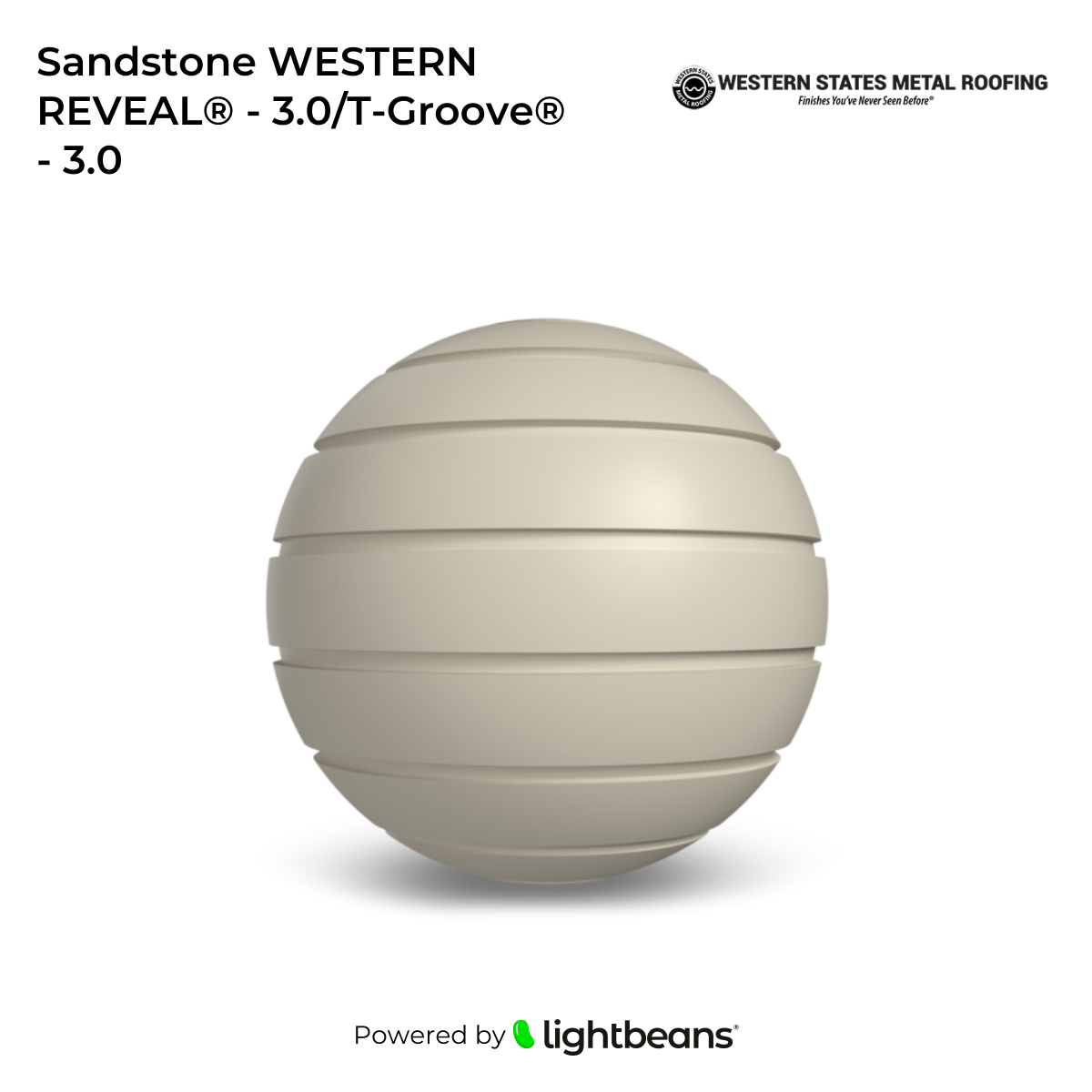 Sandstone WESTERN REVEAL® - 3.0/T-Groove® - 3.0 Texture from Western ...