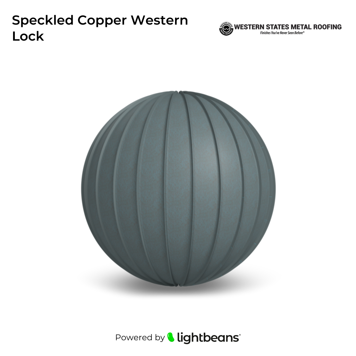 Speckled Copper Western Lock Texture from Western States Metal Roofing ...
