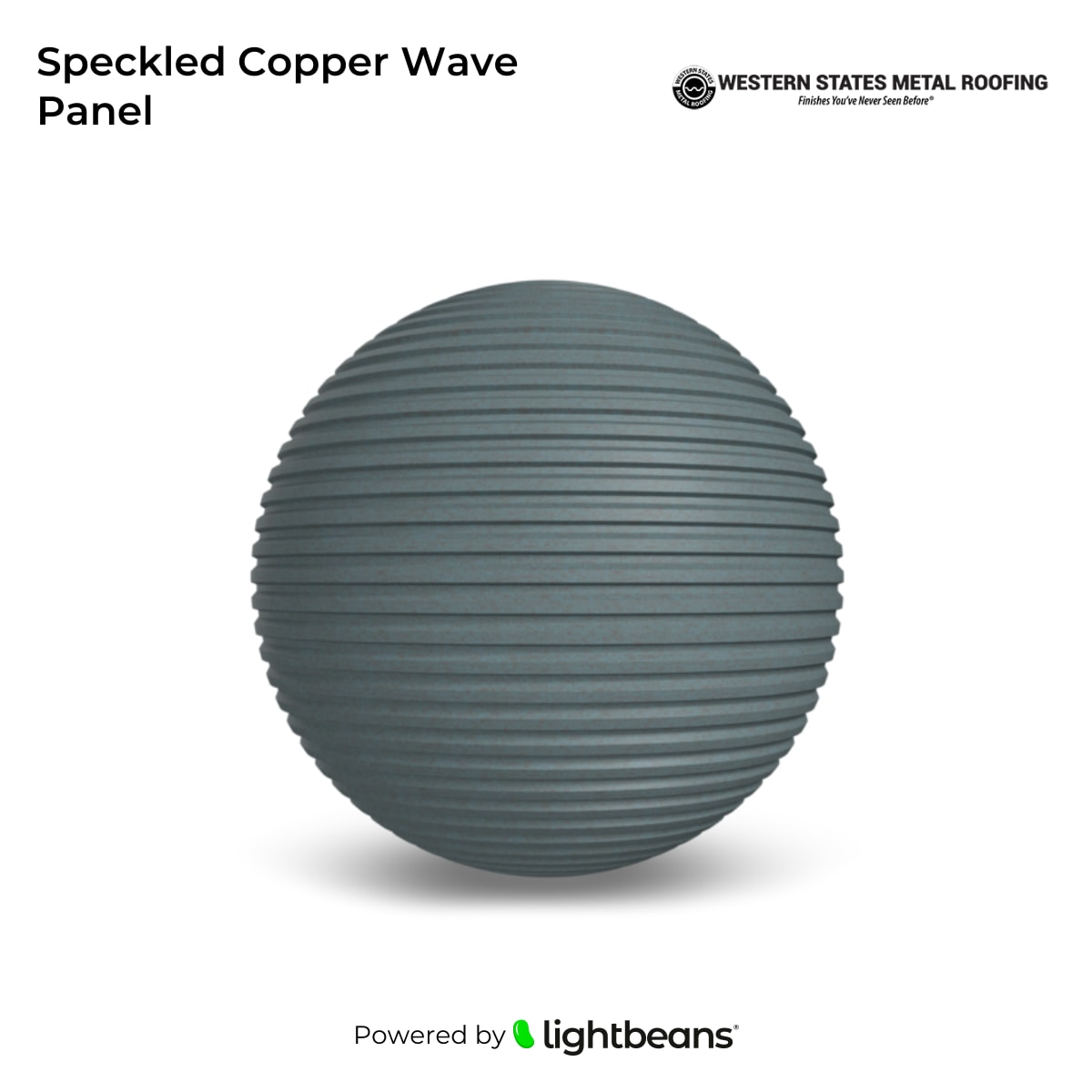Speckled Copper Wave Panel Texture from Western States Metal Roofing ...