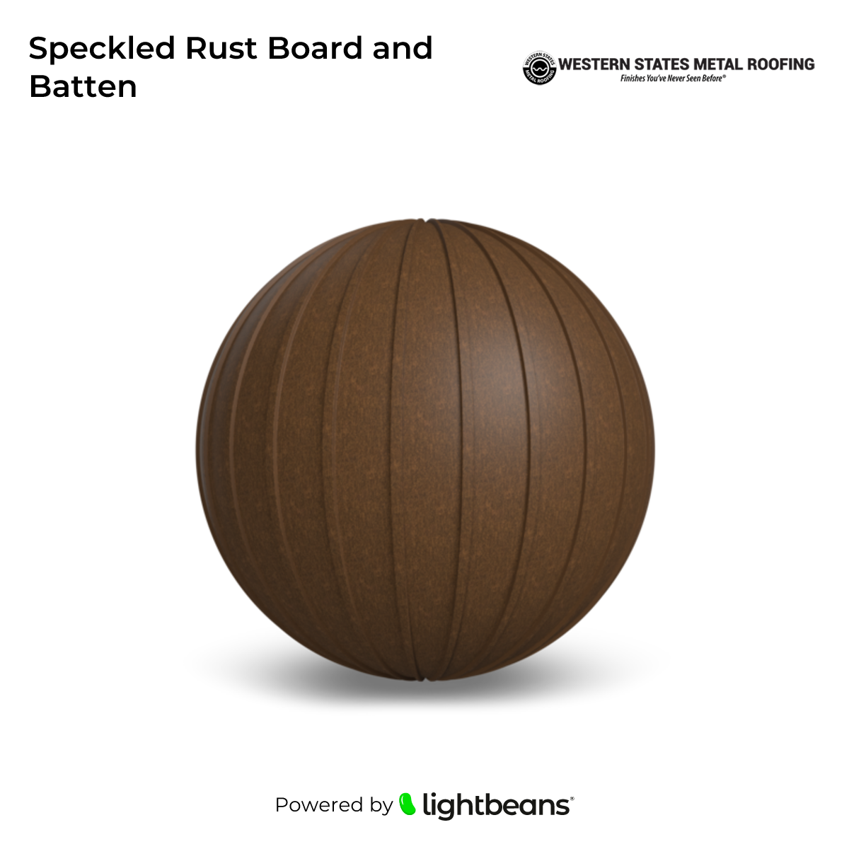 Speckled Rust Board and Batten Texture from Western States Metal ...