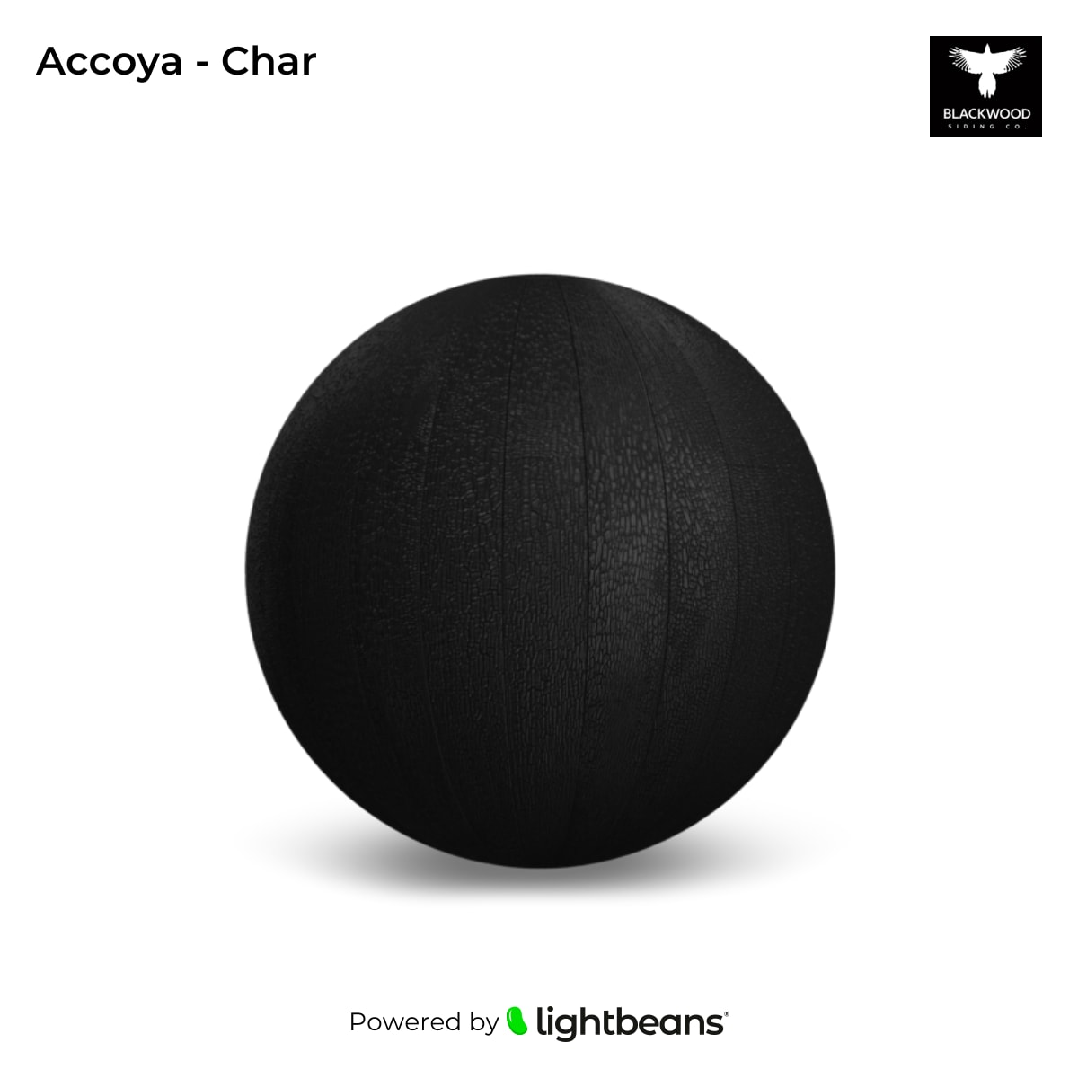 Texture Accoya - Char de Blackwood Siding | Lightbeans
