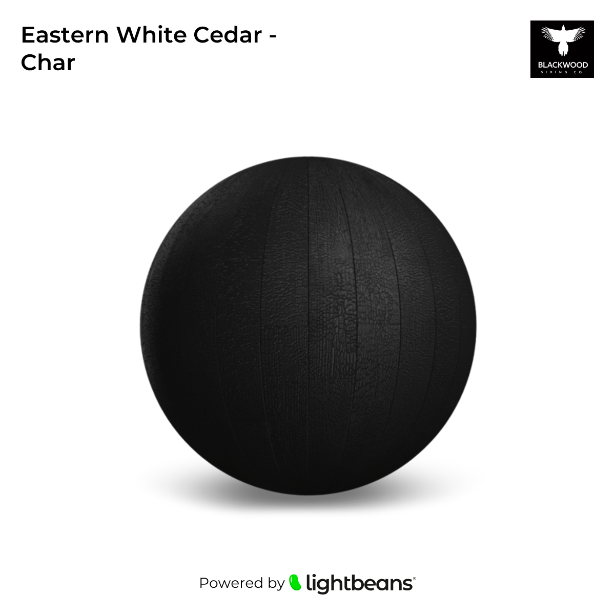 Texture Eastern White Cedar - Char de Blackwood Siding | Lightbeans