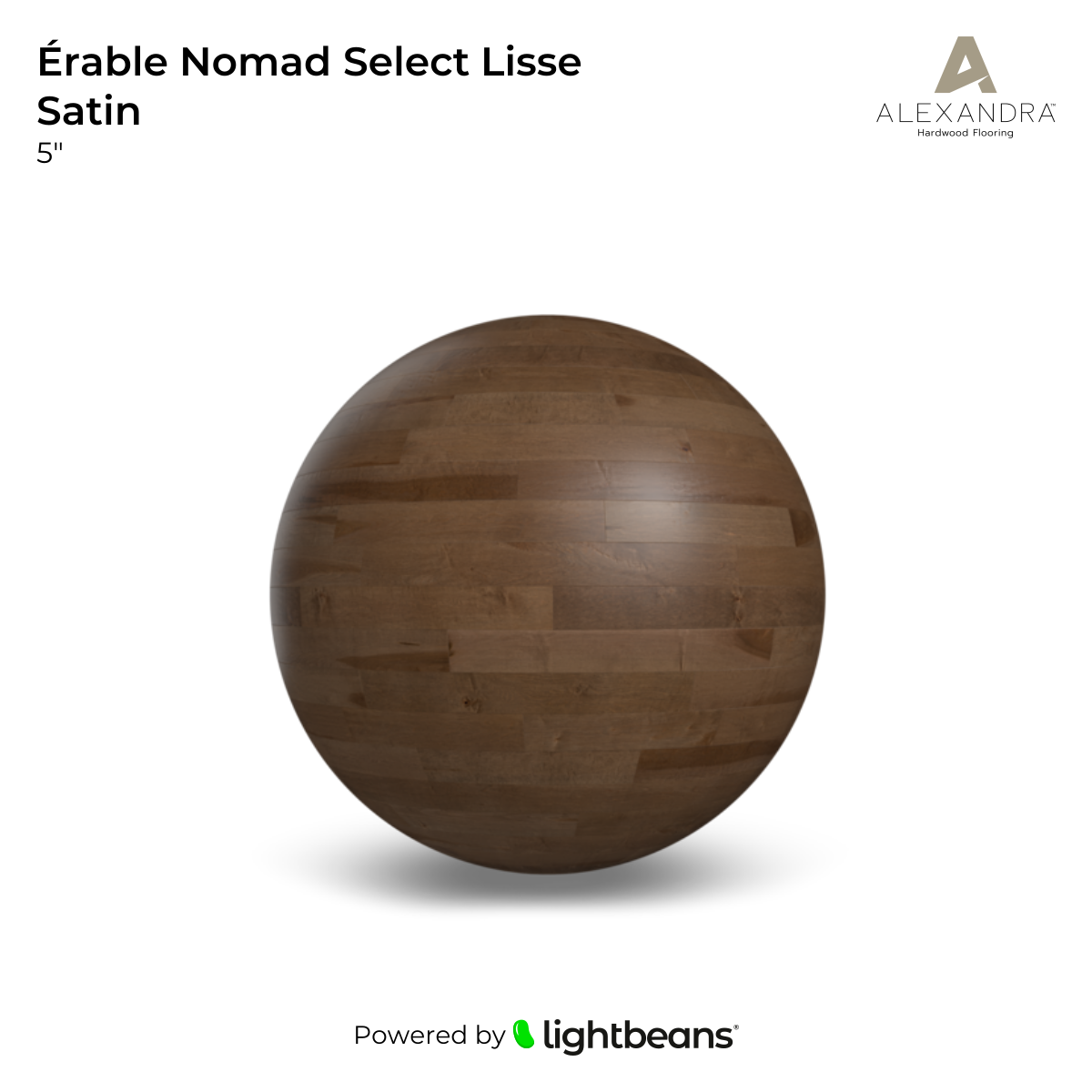 Texture Érable Nomad Select Lisse Satin de Alexandra Hardwood Flooring ...