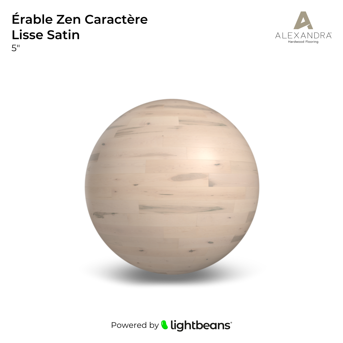 Texture Érable Zen Caractère Lisse Satin de Alexandra Hardwood Flooring ...