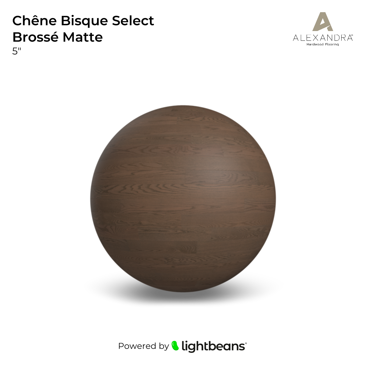 Texture Chêne Bisque Select Brossé Matte de Alexandra Hardwood Flooring ...