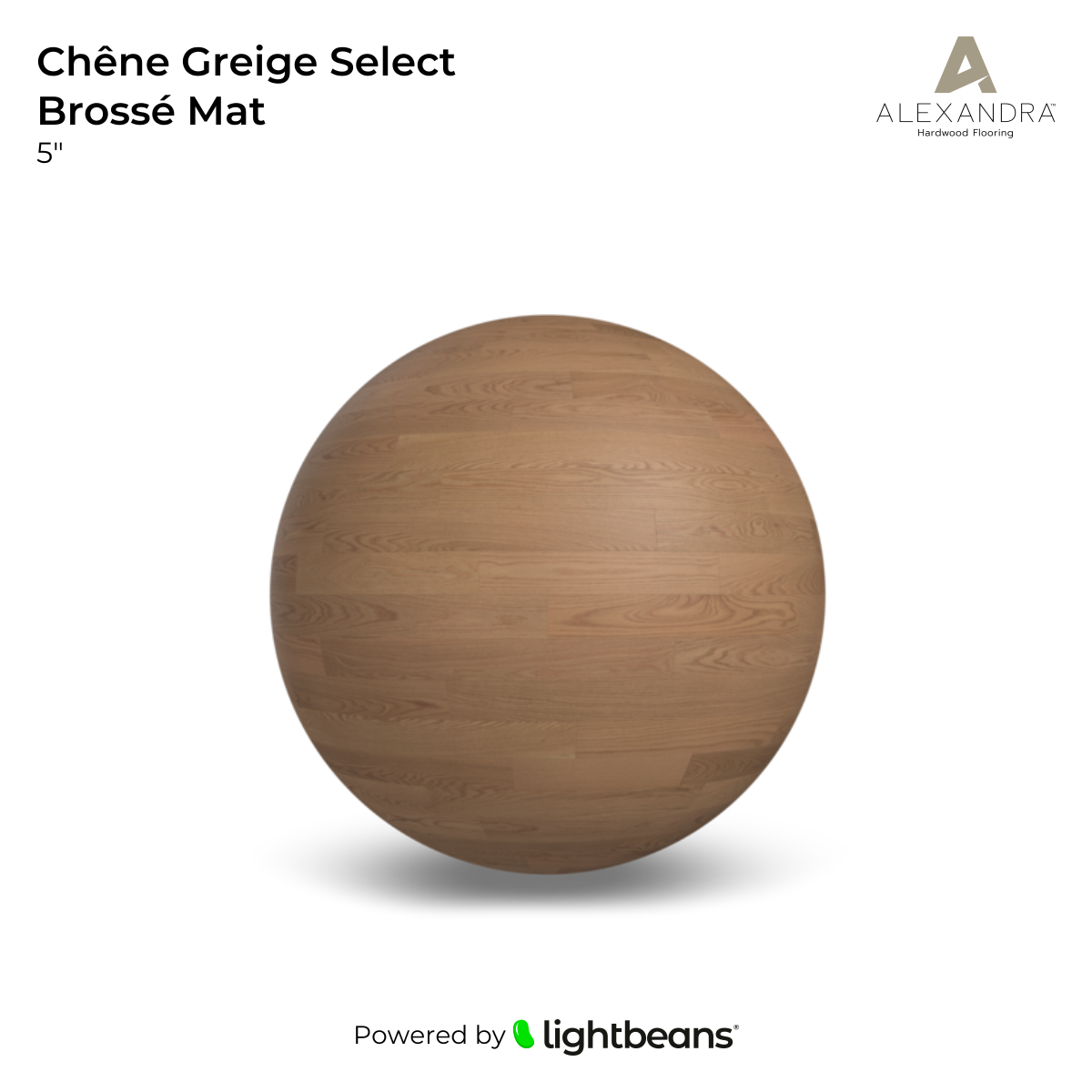 Texture Chêne Greige Select Brossé Mat de Alexandra Hardwood Flooring ...