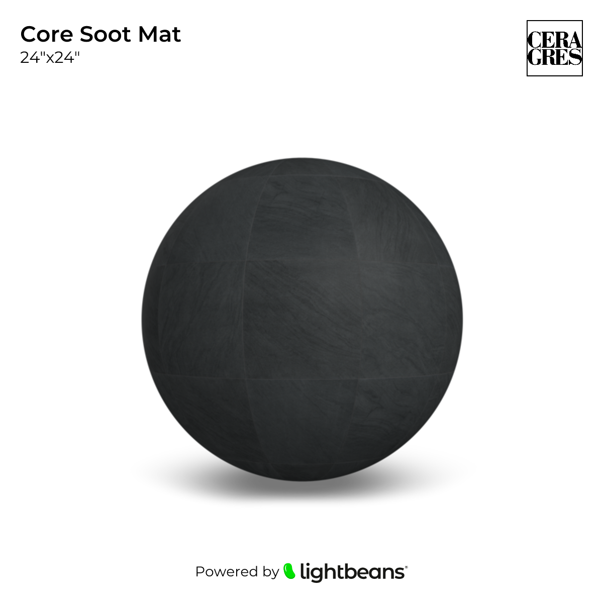 Texture Core Soot Mat de Ceragres | Lightbeans