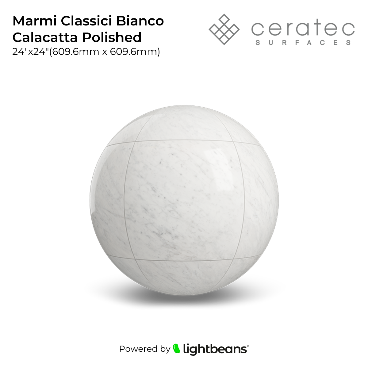 Texture Marmi Classici Bianco Calacatta Polished de Ceratec | Lightbeans