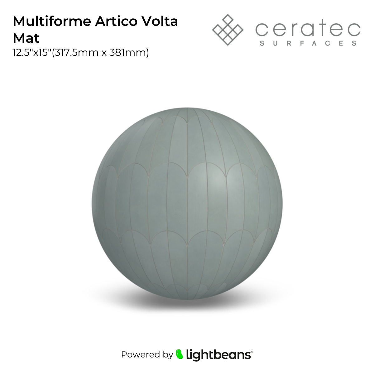 Texture Multiforme Artico Volta Mat de Ceratec | Lightbeans