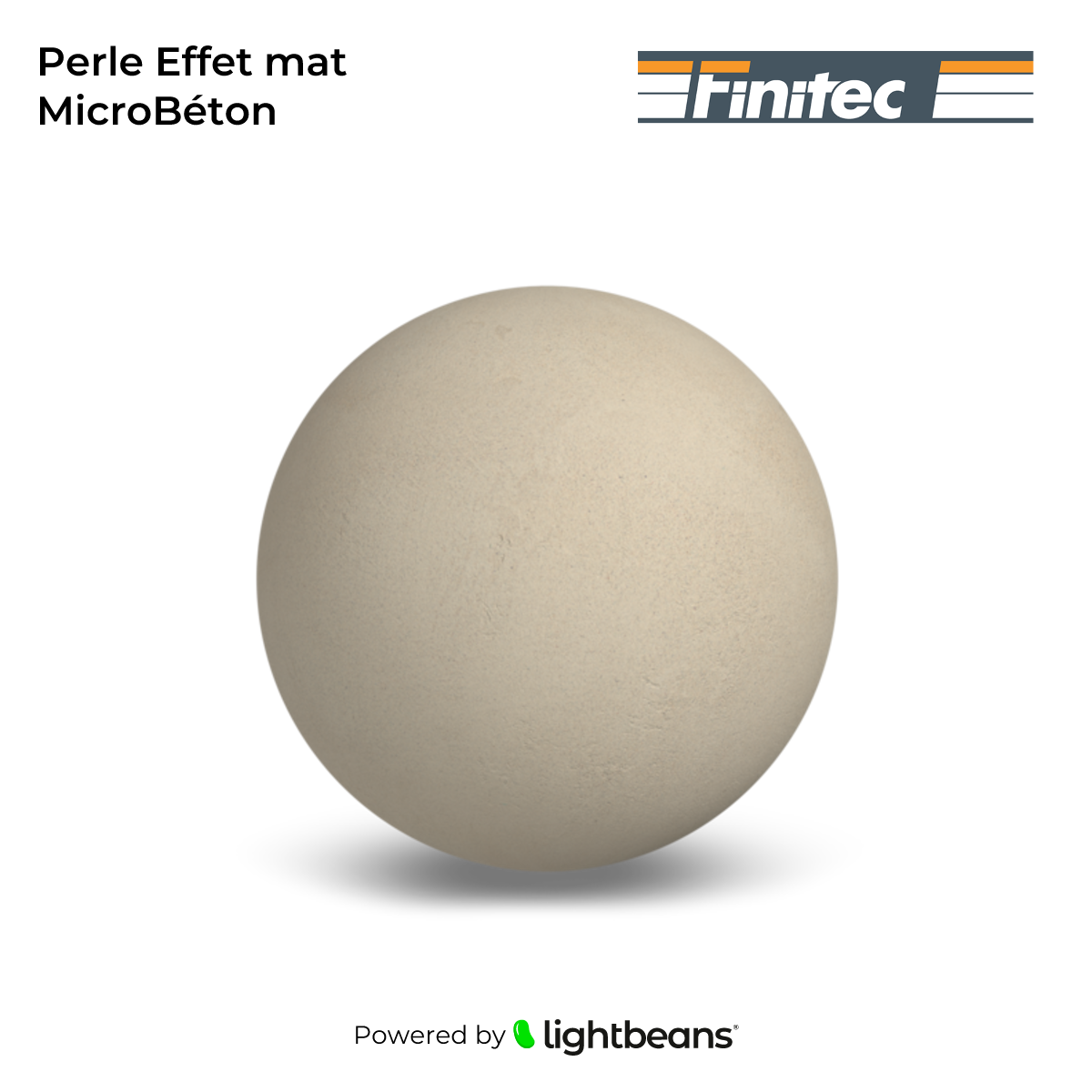 Texture Perle Effet mat MicroBéton de Finitec | Lightbeans