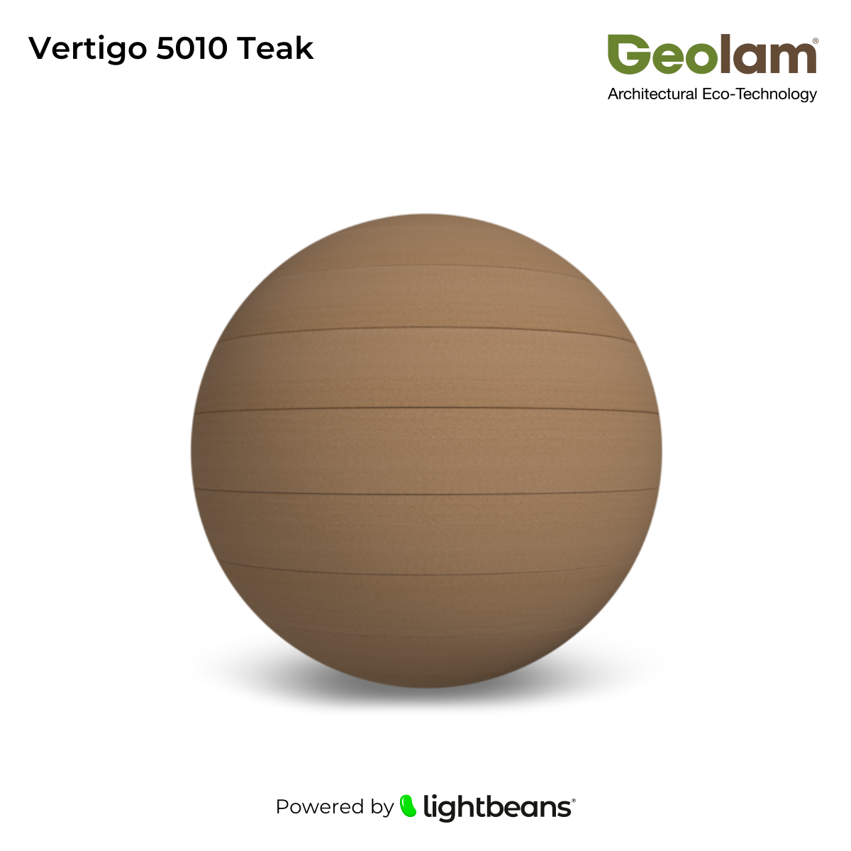 Texture Vertigo 5010 Teak de Geolam | Lightbeans