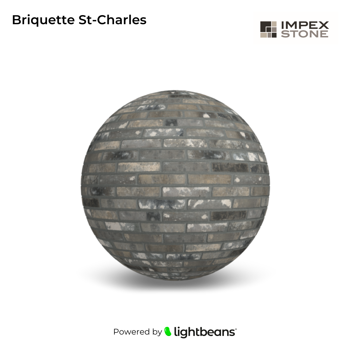Texture Briquette St-Charles de Impex Stone | Lightbeans