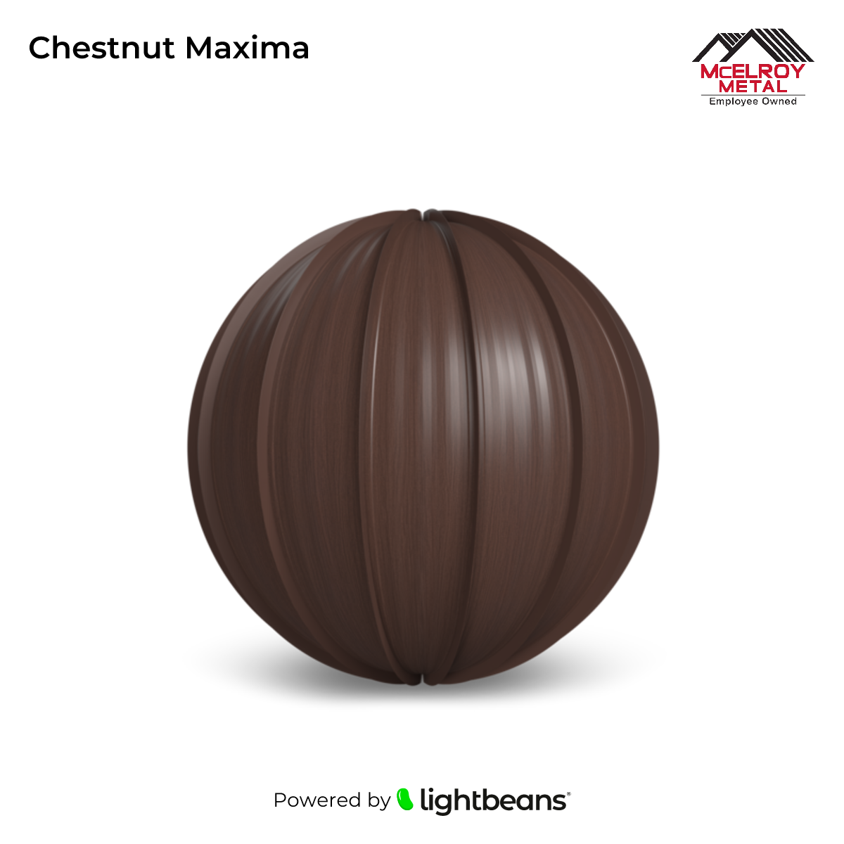 Texture Chestnut Maxima de McElroy Metal | Lightbeans