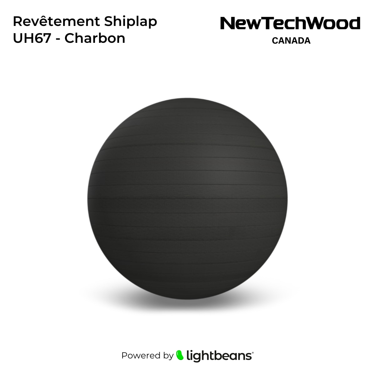 Texture Revêtement Shiplap UH67 - Charbon de NewTechWood Canada ...