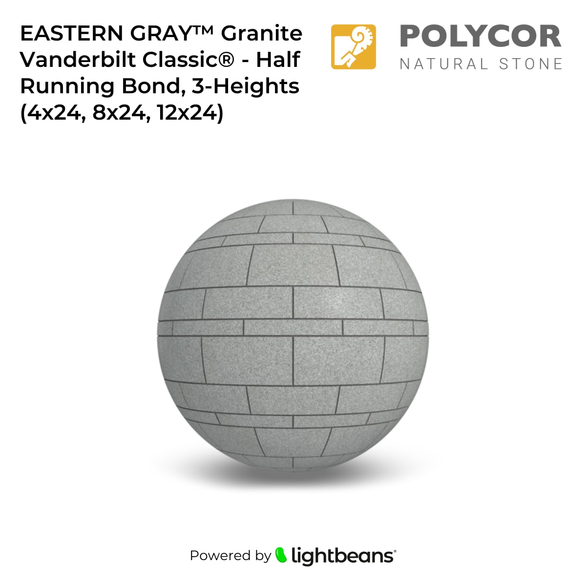 Texture EASTERN GRAY™ Granite Vanderbilt Classic® - Half Running Bond ...