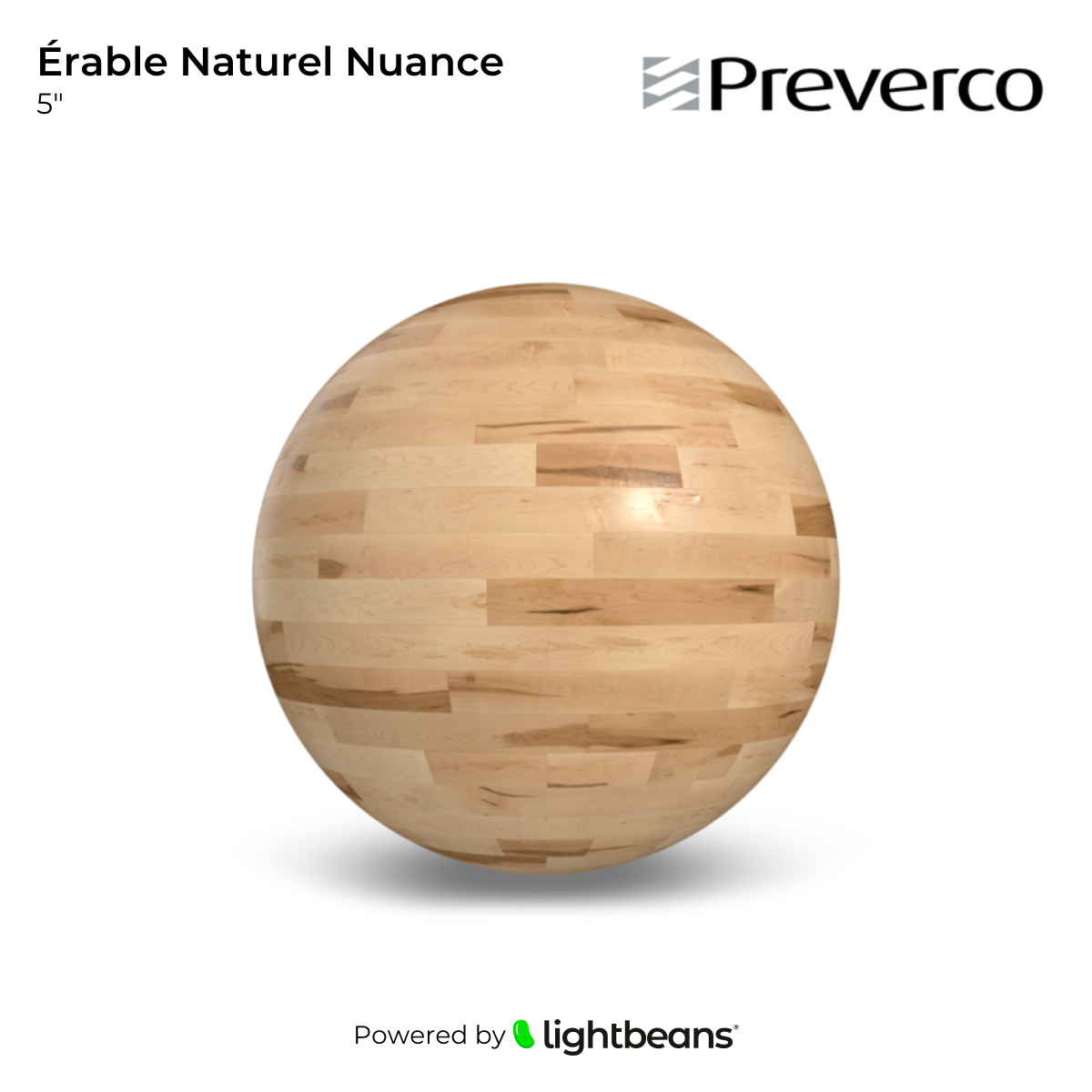 Texture Érable Naturel Nuance de Preverco | Lightbeans