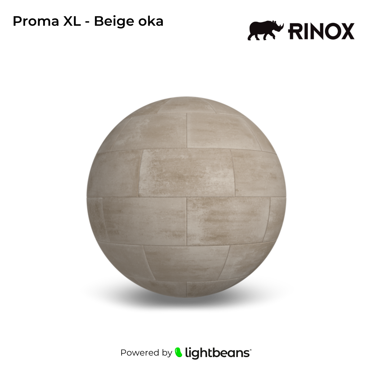 Texture Proma XL - Beige oka de Rinox | Lightbeans