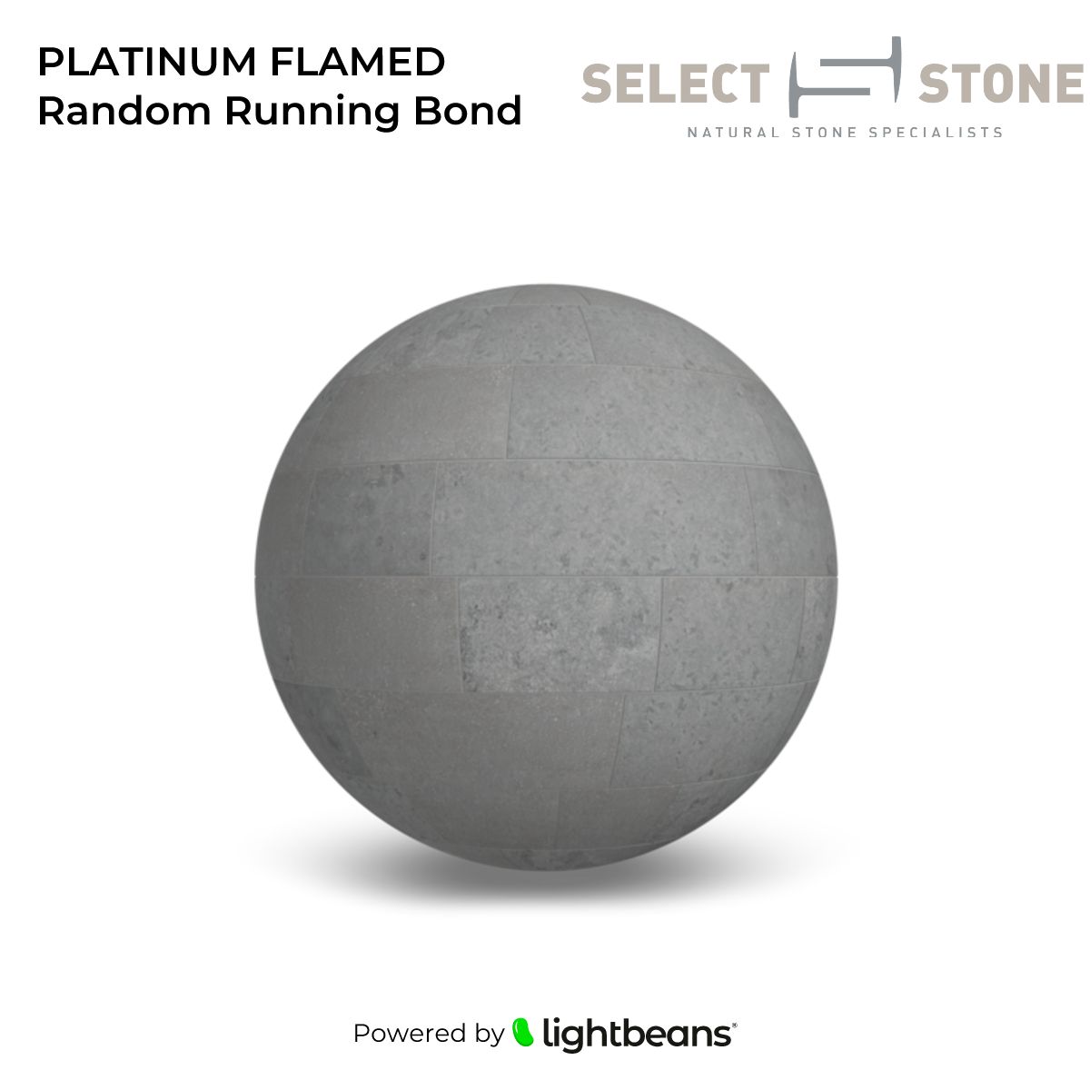 Texture PLATINUM FLAMED Random Running Bond de Select Stone Supply ...