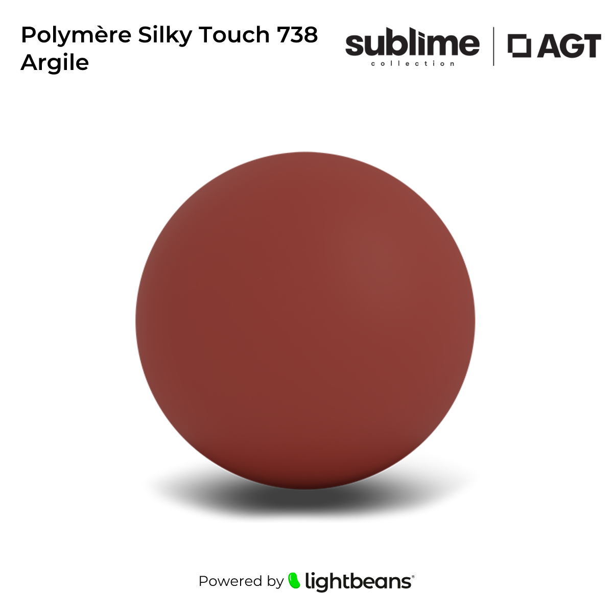Texture Polymère Silky Touch 738 Argile de Sublime | Lightbeans