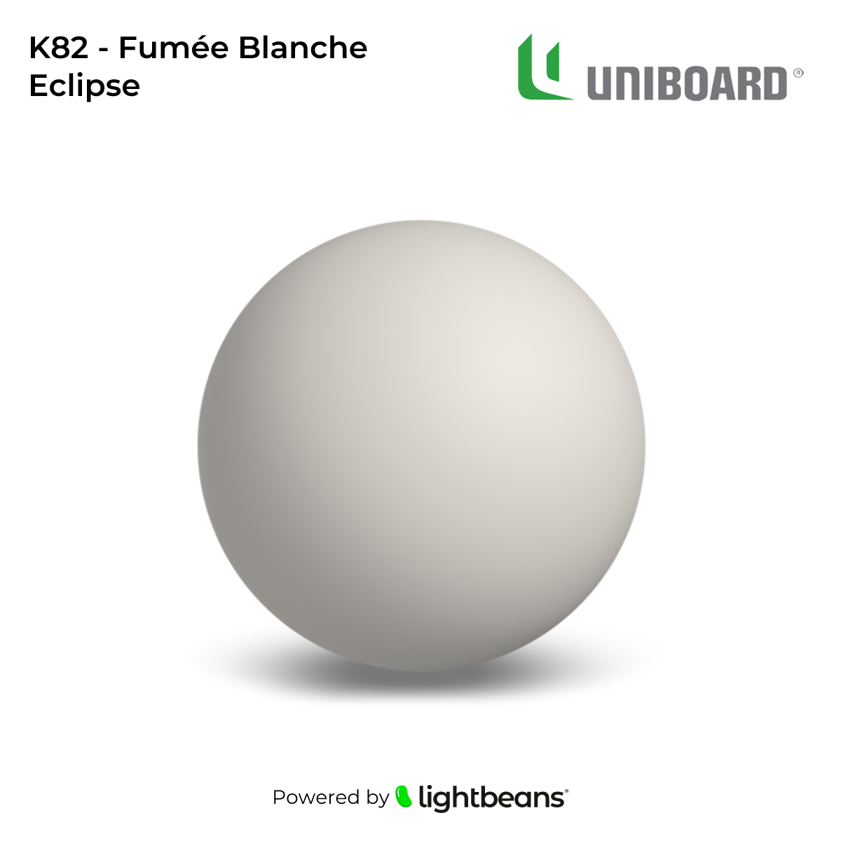 Texture K82 - Fumée Blanche Eclipse de Uniboard | Lightbeans