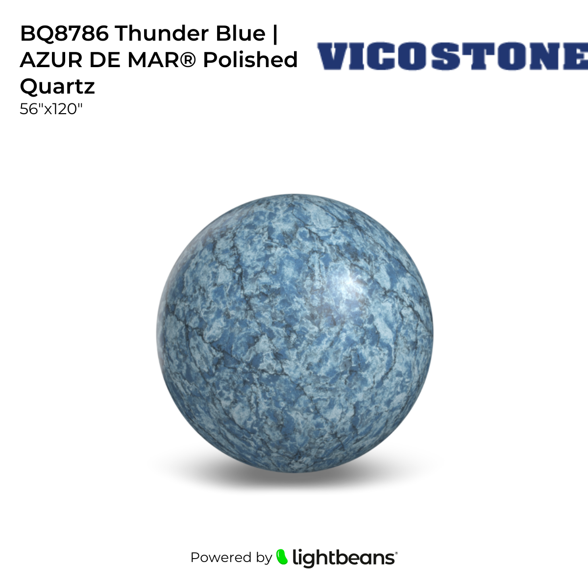Texture BQ8786 Thunder Blue | AZUR DE MAR® Polished Quartz de Vicostone ...