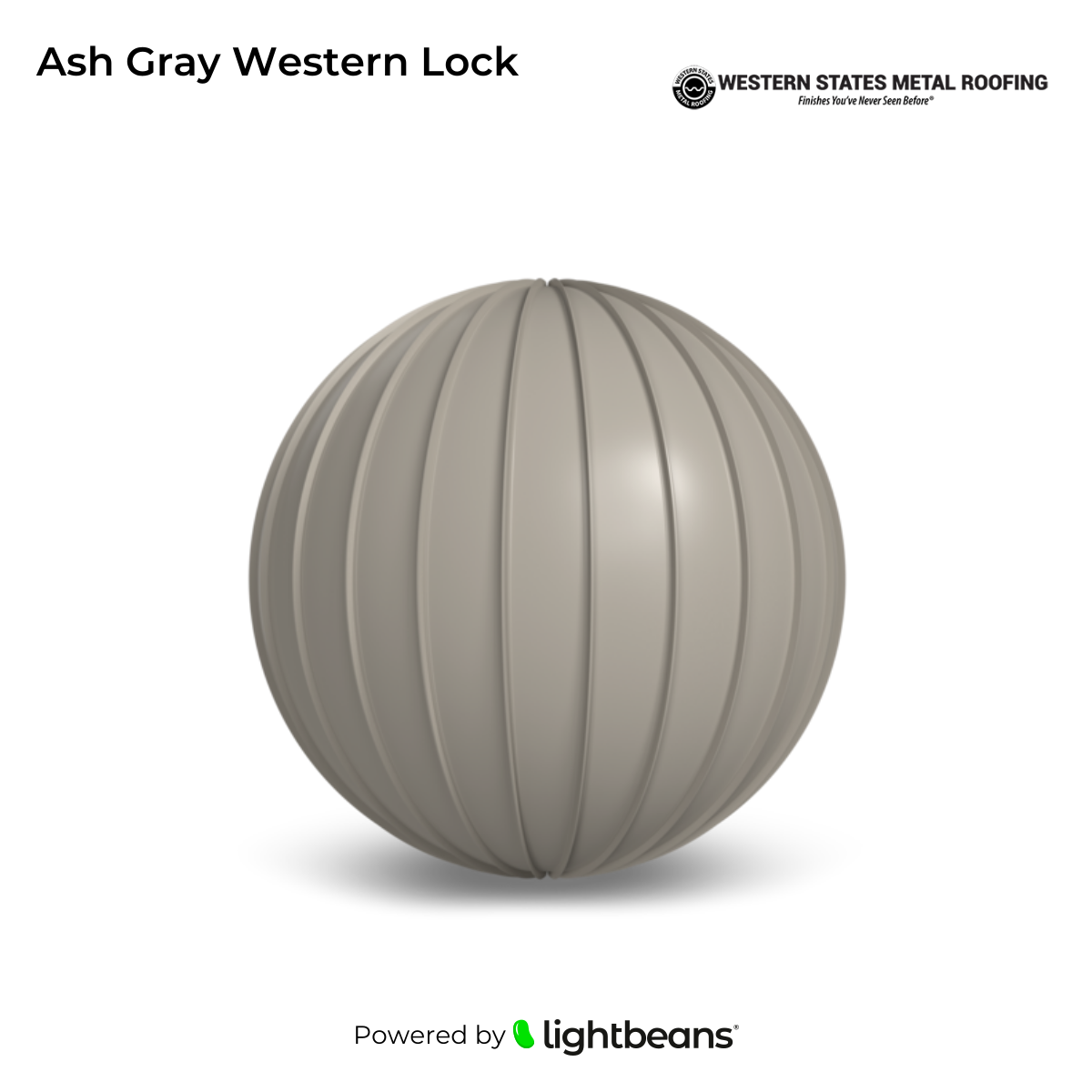 Texture Ash Gray Western Lock de Western States Metal Roofing | Lightbeans