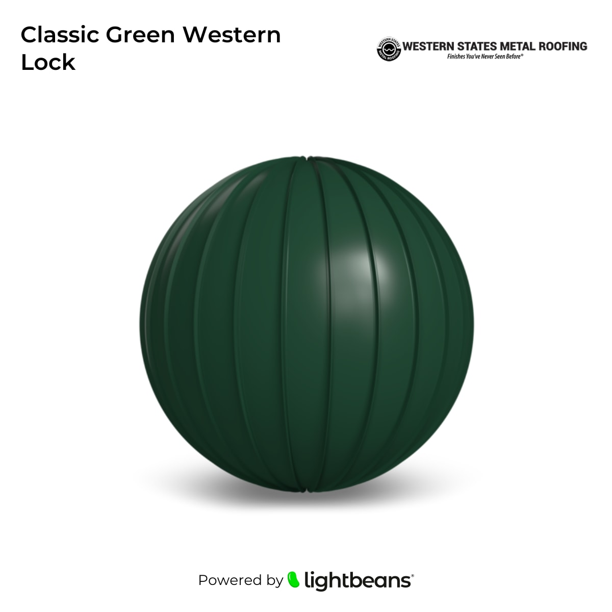 Texture Classic Green Western Lock de Western States Metal Roofing ...