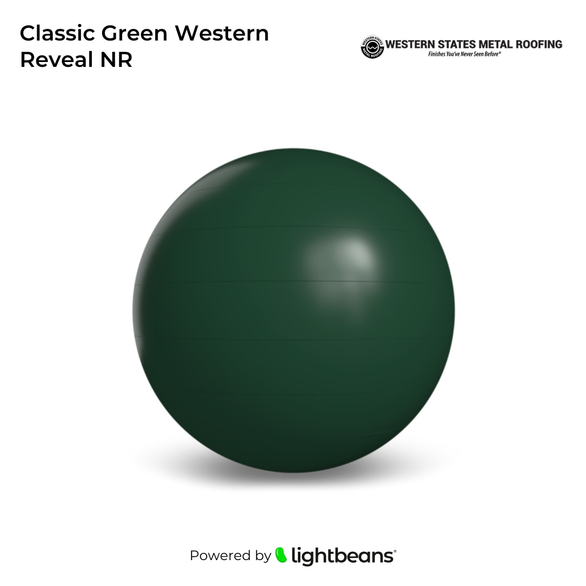 Texture Classic Green Western Reveal NR de Western States Metal Roofing ...