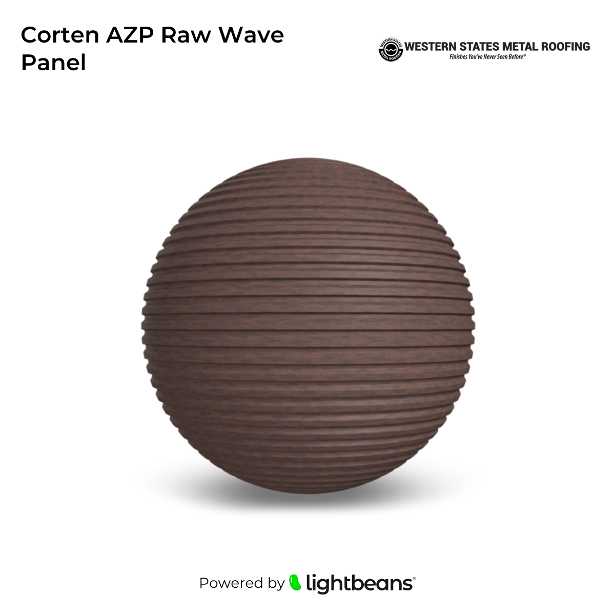 Texture Corten AZP Raw Wave Panel de Western States Metal Roofing ...