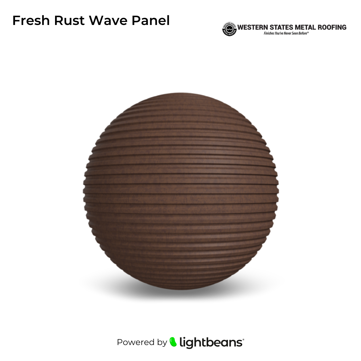 Texture Fresh Rust Wave Panel de Western States Metal Roofing | Lightbeans