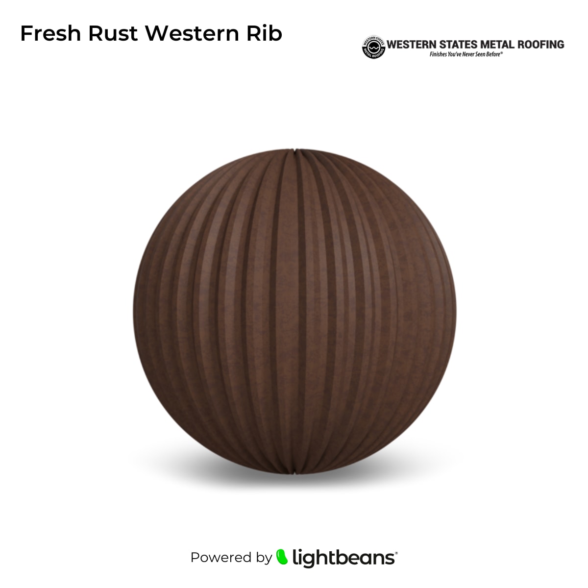 Texture Fresh Rust Western Rib de Western States Metal Roofing | Lightbeans