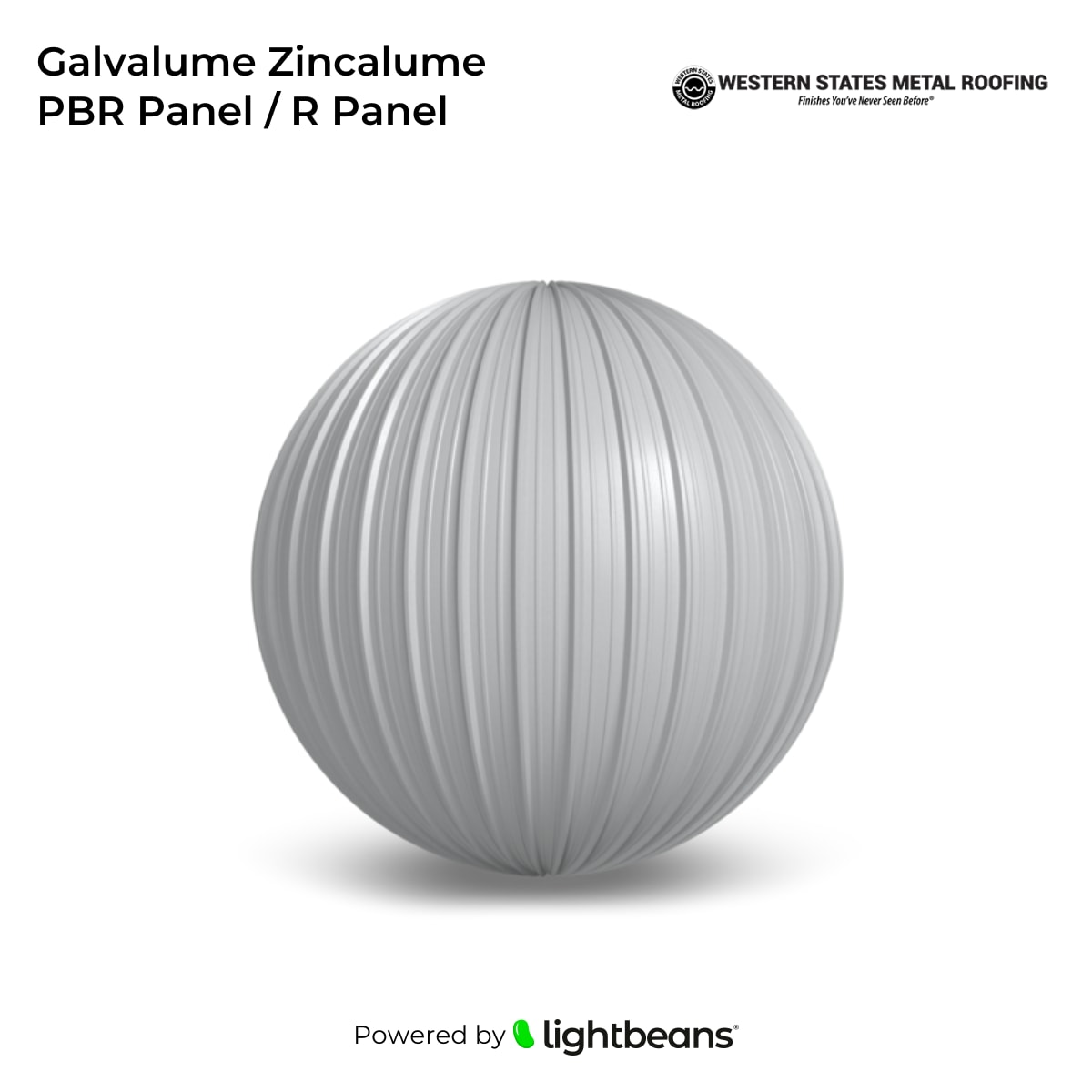 Texture Galvalume Zincalume PBR Panel / R Panel de Western States Metal ...