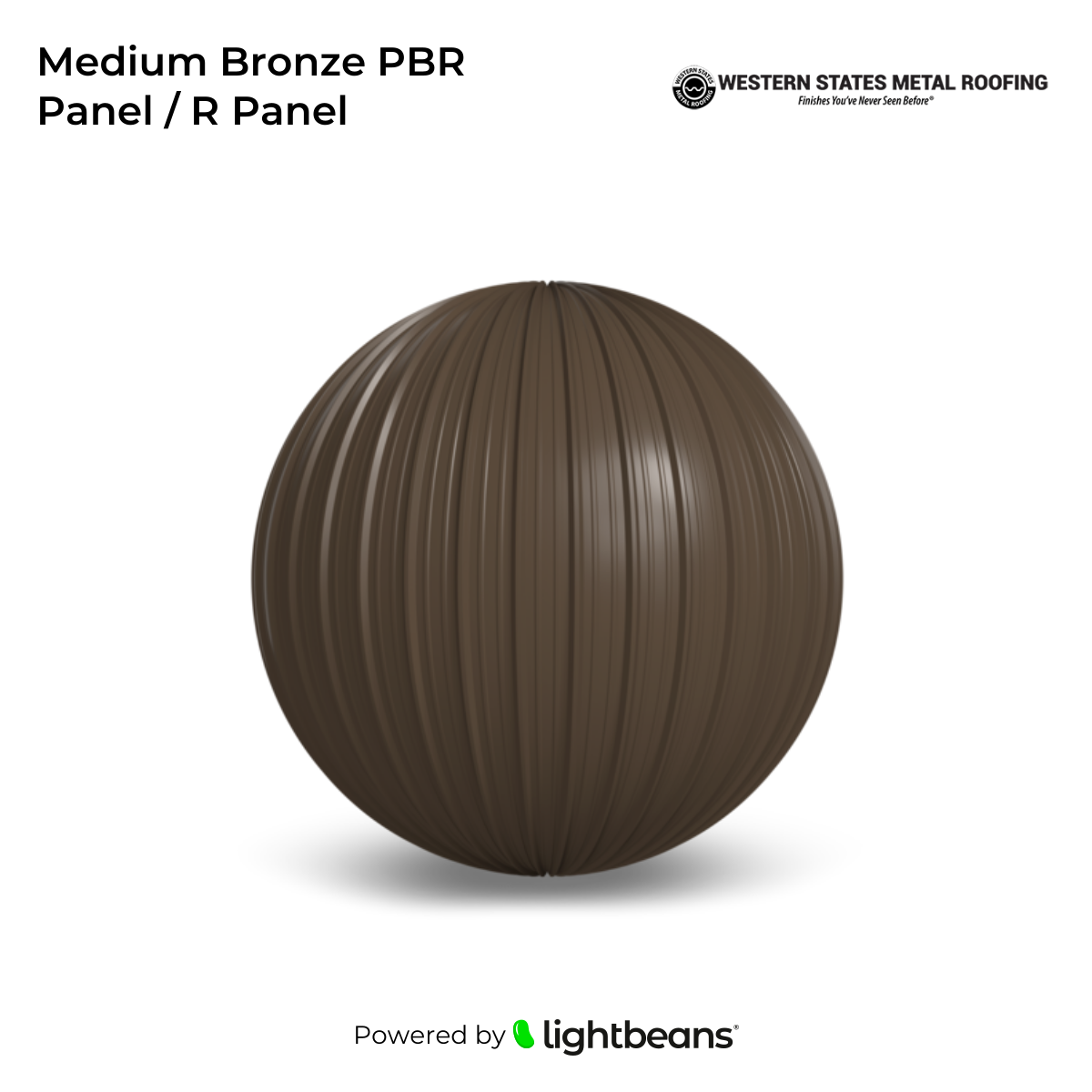 Texture Medium Bronze PBR Panel / R Panel de Western States Metal ...