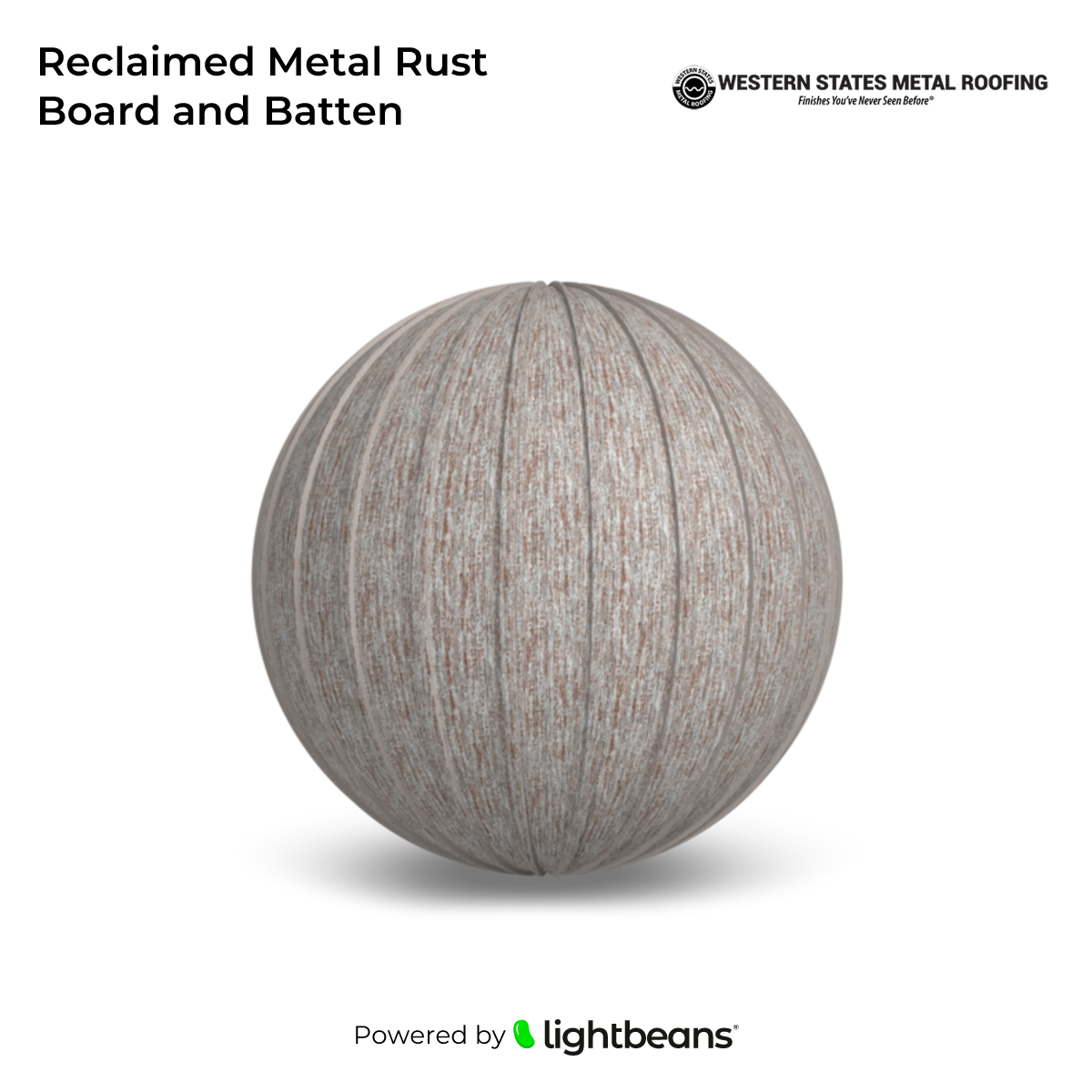 Texture Reclaimed Metal Rust Board and Batten de Western States Metal ...