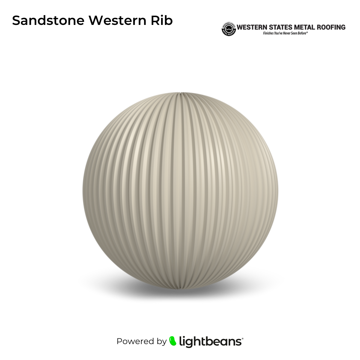 Texture Sandstone Western Rib de Western States Metal Roofing | Lightbeans