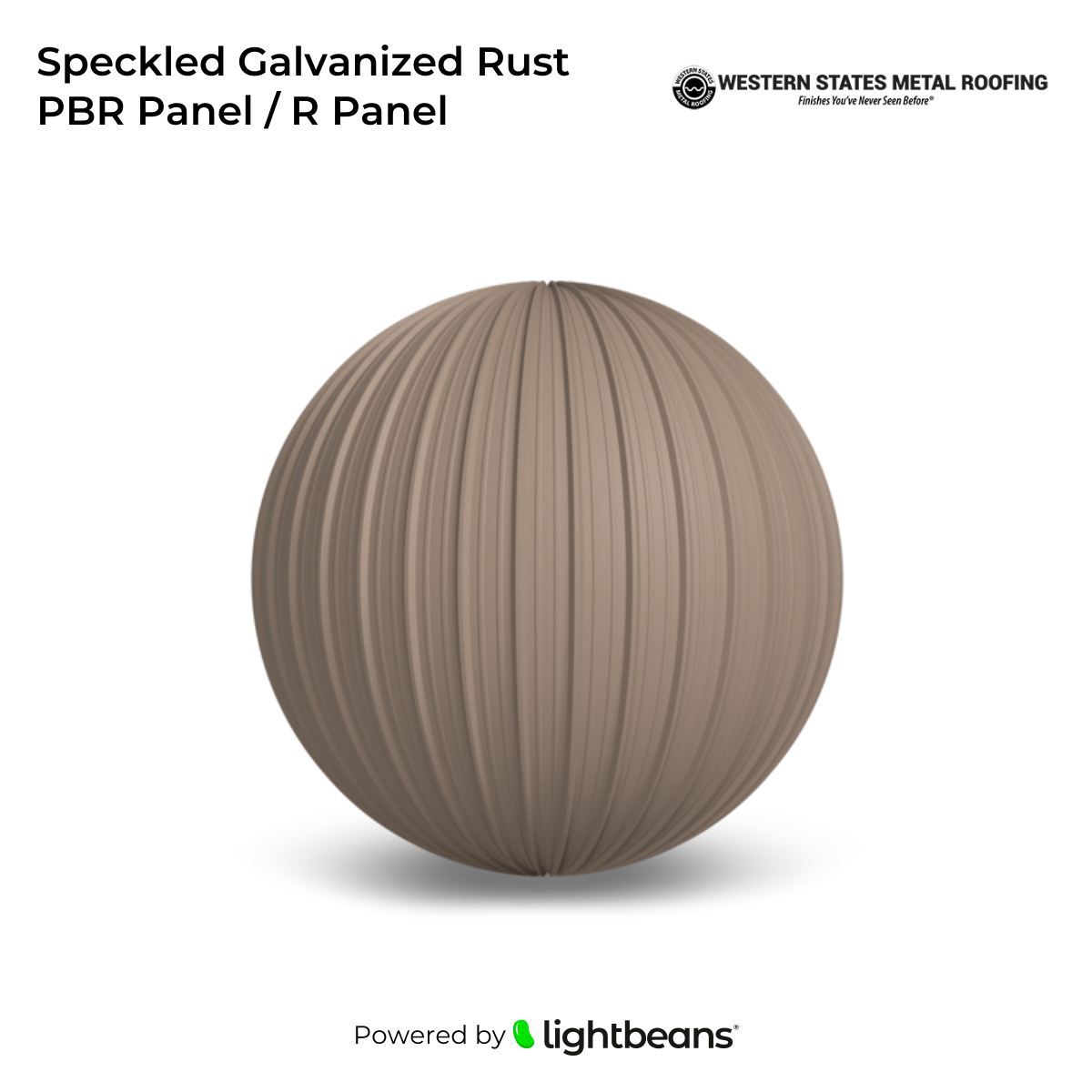 Texture Speckled Galvanized Rust PBR Panel / R Panel de Western States ...